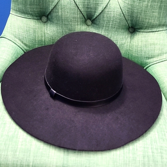 a.n.a | Accessories | Ana Black Wool Floppy Hat | Poshmark